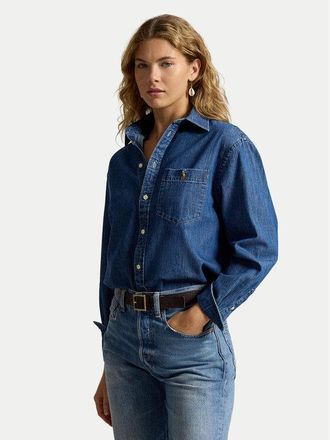 Polo Ralph Lauren Jeanshemd 211B17146001 Blau Regular Fit