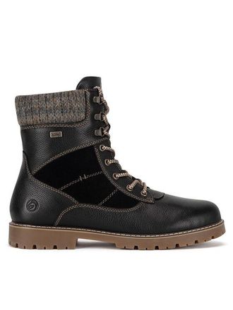 Remonte Schnürschuhe D9378-00 Schwarz