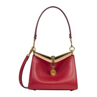 Etro Rote Mini-Tasche mit Kette aus Leder - - Bags - Damen - Rot - ONE SIZE