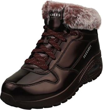 Skechers Bottines Uno Rugged pour femme, bordeaux, 37 EU