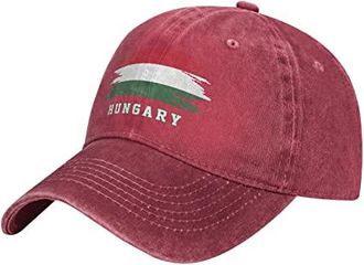Generic Casquette Trucker Drapeau De La Hongrie Vintage Pare-Soleil Casquette Anti-Soleil Chapeau Soleil pour Hip Hop Ext&eacute;rieur Course