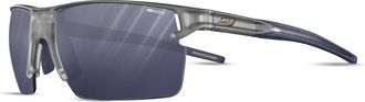 Julbo Mens Outline Sunglasses, Transluzent Schwarz/Blau, One Size