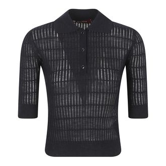 Max Mara Polo Gallo - - Knitwear - Damen - Blau - S