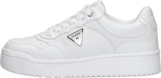 Guess Femme, Chaussures, Blanc, Taille: 39 EU Miram Baskets