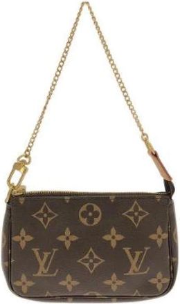 Louis Vuitton Pre-owned Monogram Accessory Pouch - Femme - Pre-owned - Brun - Taille: ONE Size