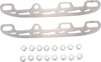 BESPORTBLE Rollschuhkufen Ersatzkufen F&uuml;r Rollschuhschuhe Metall Kufen Skating Schuh Klingen Mit Kantenstopfen Langlebig Und Verschlei&szlig;fest