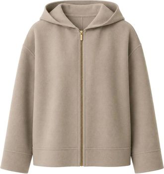 Max Mara Femme, Sweatshirts et sweats &agrave; capuche, Beige, Taille: 36 FR Sweat &agrave; capuche