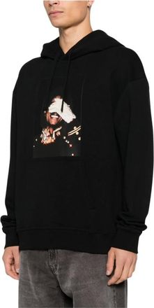 Ih Nom Uh Nit IH NOM UH Nit, Homme, Sweatshirts et sweats &agrave; capuche, Noir, Taille: L Sweat &agrave; capuche Graphique