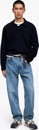 Arket CREEK Relaxed Barrel Jeans -Blau