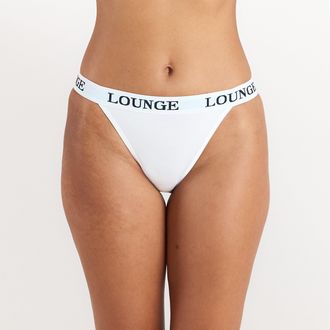 Lounge Bamboo Triangle Culotte - Tout Blanc - XXL