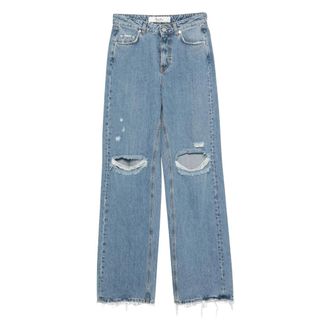 S&eacute;fr Loose-fit Jeans - Femme - Jeans - Bleu - Taille: W27
