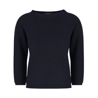 Fabiana Filippi Femme, Pulls, Bleu, Taille: 40 FR Pulls &agrave; col rond