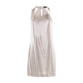 Nenette Metallic Minidress - - Dresses - Damen - Beige - L