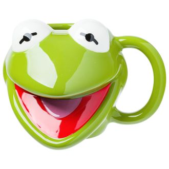 Silver Buffalo Muppets Keramiktasse mit Kermit-Gesicht, 3D-Form