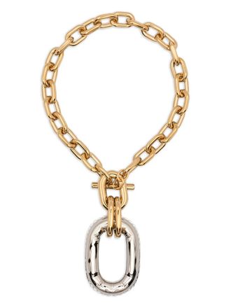 Paco Rabanne collier &agrave; maillons &eacute;pais - Or