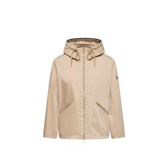 Moncler Moncler Cassiopea Hooded Jacket, Women, Beige, Size: 0