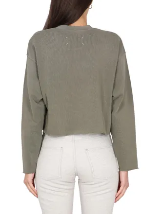 Maison Margiela Cotton Sweatshirt - Green
