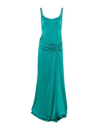 Alexander McQueen Knielanges Kleid - Gr&uuml;n