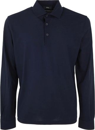 Herno Homme, Tops, Bleu, Taille: M Polo Chemises