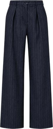 Nenette Pantalon Palazzo &agrave; Rayures Tennis - Femme - Pantalons - Noir - Taille: 42 FR
