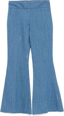 Gabriela Hearst Femme, Jeans, Bleu, Taille: 36 FR Pantalon &Eacute;vas&eacute;