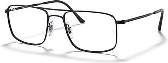 Ray-Ban Rb6434 Optics Schwarz Fassung Klar Glas Polarisiert 55-18