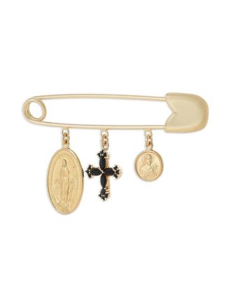 Dolce & Gabbana broche à design dépingle - Or