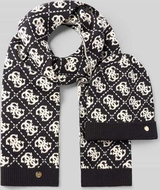 Guess Beanie und Schal im Set mit Viskose-Anteil