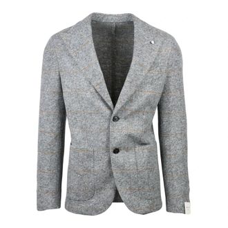 L.B.M. 1911 Giacca stondata - - Jackets - Herren - Grau - M