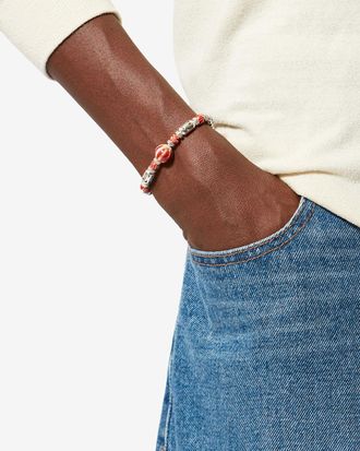 Isabel Marant Bracelet Janys - Homme - Rouge-argent&eacute; - Isabel Marant