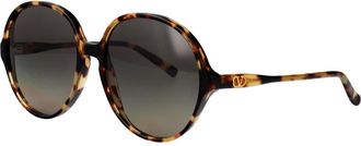 Valentino Vg0017S Runde Sonnenbrille - - Accessories - unisex - Braun - 59 MM