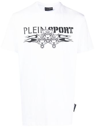 Plein Sport t-shirt &agrave; logo imprim&eacute; - Blanc