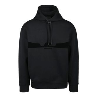 Emporio Armani Homme, Sweatshirts et sweats &agrave; capuche, Noir, Taille: XL Felpa Cappuccio