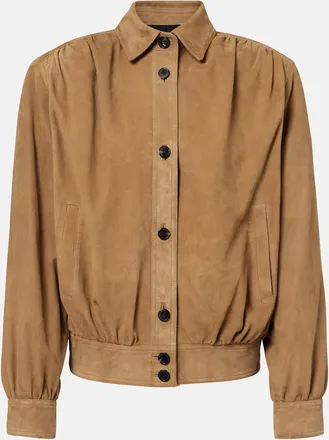 Saint Laurent Veste en daim