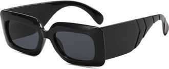 Generic Lunettes De Soleil Carrées For Femmes, Plein Air, Sport For Hommes(Black)