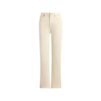 Ralph Lauren Jean droit taille haute - Femme - Jeans - Beige - Taille: W28