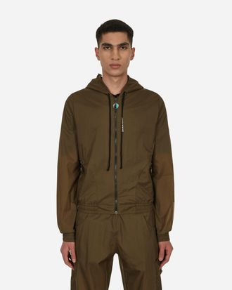 Jordan Luca Slam Jam Euphoria Hooded Jacket Brown