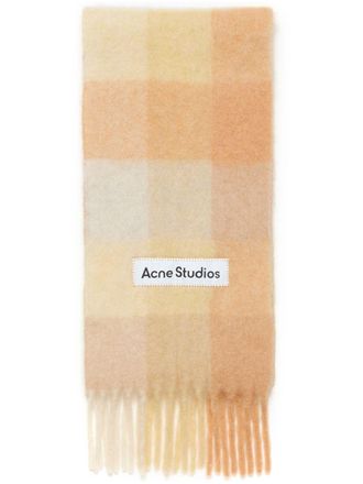 Acne Studios écharpe à logo EKD appliqué - Tons neutres