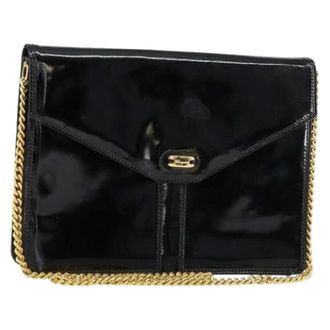 Ferragamo Sac bandouli&egrave;re en cuir Pre-owned - Femme - Pre-owned - Noir - Taille: ONE Size