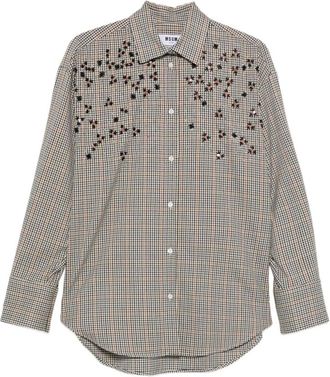 Msgm Msgm, Femme, Blouses et Chemises, Multicolore, Taille: 38 FR Chemise Bianco