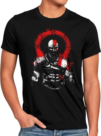 style3 Ultimate Kratos Herren T-Shirt Action Adventure Kratos Sparta, Gr&ouml;&szlig;e:4XL