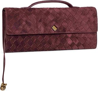 Bottega Veneta Andiamo Clutch - Bordeaux