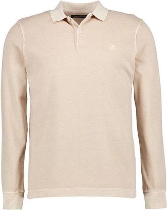 Marc O'Polo Herren Polo-Shirt beige Baumwoll-Jersey