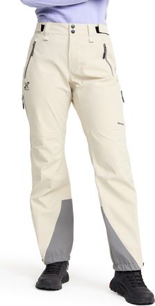 RevolutionRace Cyclone 3L Shell Pants für Damen, wasserdichte Hose mit Recco-Reflektoren zum Wandern, Peyote, L