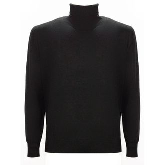 KANGRA Gerippter Rollkragenpullover - - Knitwear - Herren - Schwarzk - L