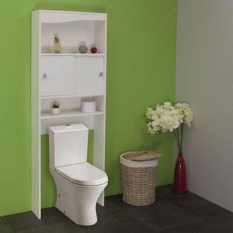 TemaHome Colonne de salle de bain 2 portes et 1 tiroir 30x34x190 cm