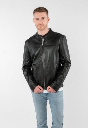 Mauritius Lederjacke MMOrlando mit Bikerkragen