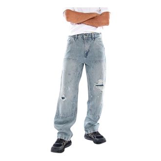 Levi's 568 Loose Straight Double Knee - Homme - Jeans - Bleu - Taille: W32 L32