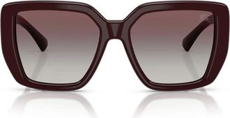 Burberry unisex, Accessoires, Rouge, Taille: 54 MM Square Lunettes de soleil