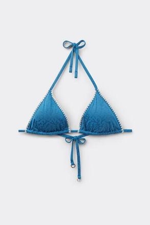 Calzedonia Triangel-bikinioberteil Sea Corals Blau
